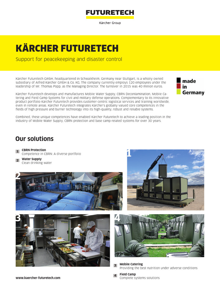 Karcher Company Profile | PDF