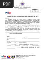 DSWD Faced Form | PDF