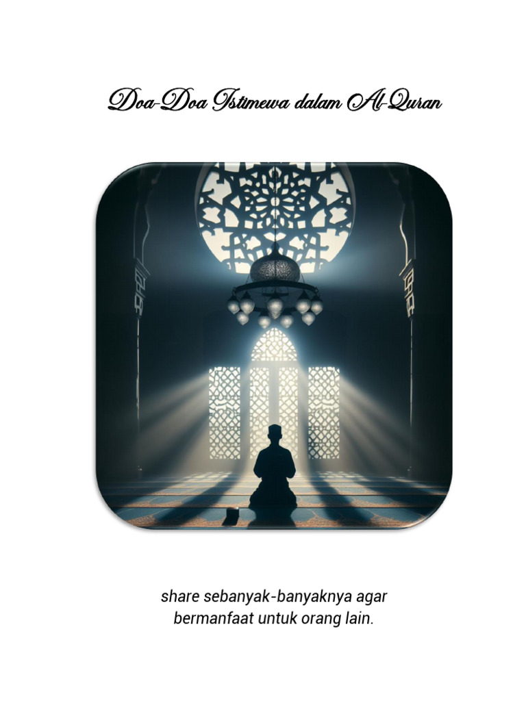 Doa-Doa dalam Al-Quran untuk Umat | PDF