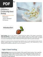 Germination Testing Procedures | PDF | Seed | Germination