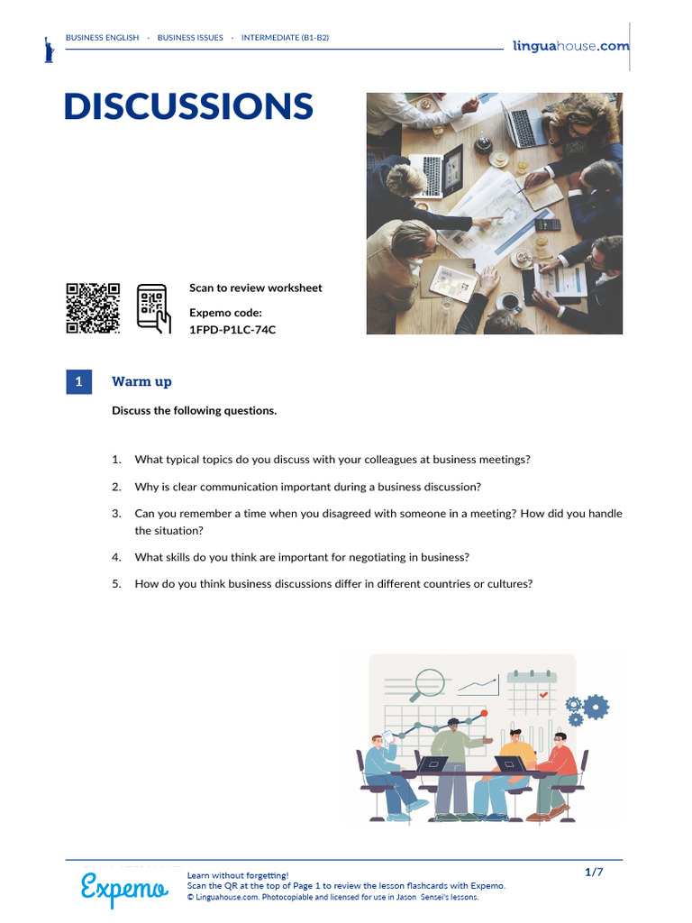 Discussions American English Teacher B1 B2 | PDF | Crimes | Crime ...