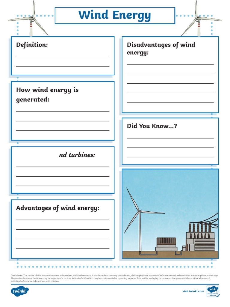 Child-Friendly Guide to Wind Energy | PDF