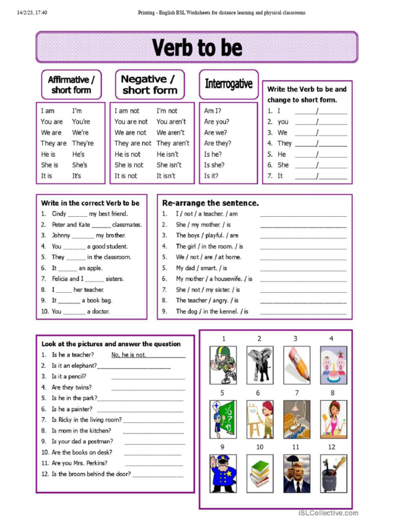 Printing - English ESL Worksheets For Distance Learning and Physical ...