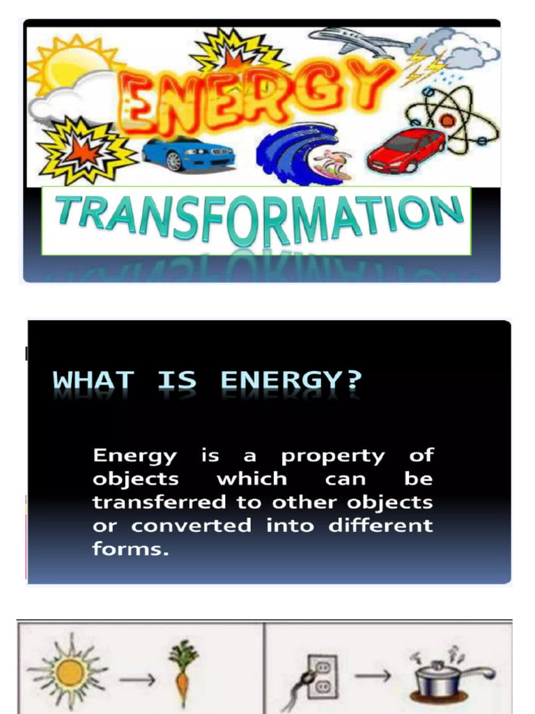 Energy Transformation | PDF