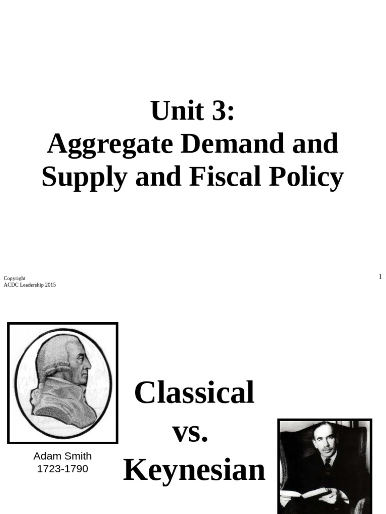 Macro 3.4 - Classical vs. Keynesian | PDF | Keynesian Economics | John ...