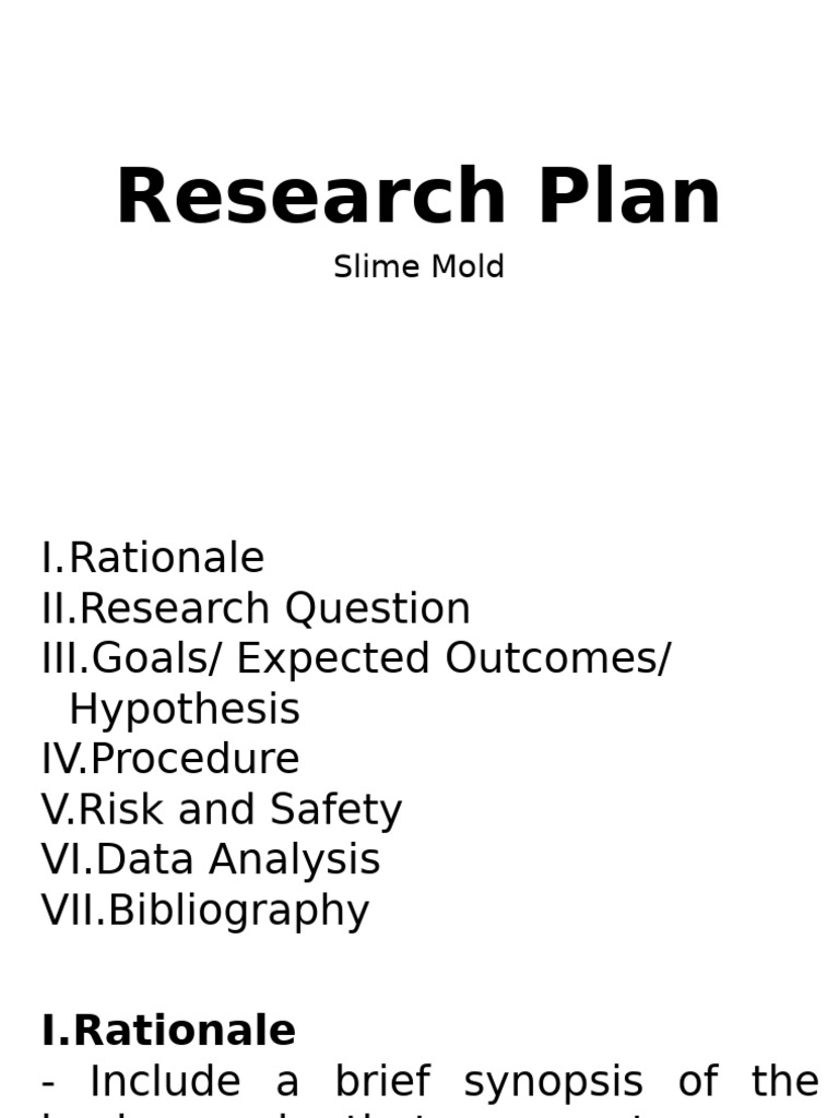 Research Plan | PDF
