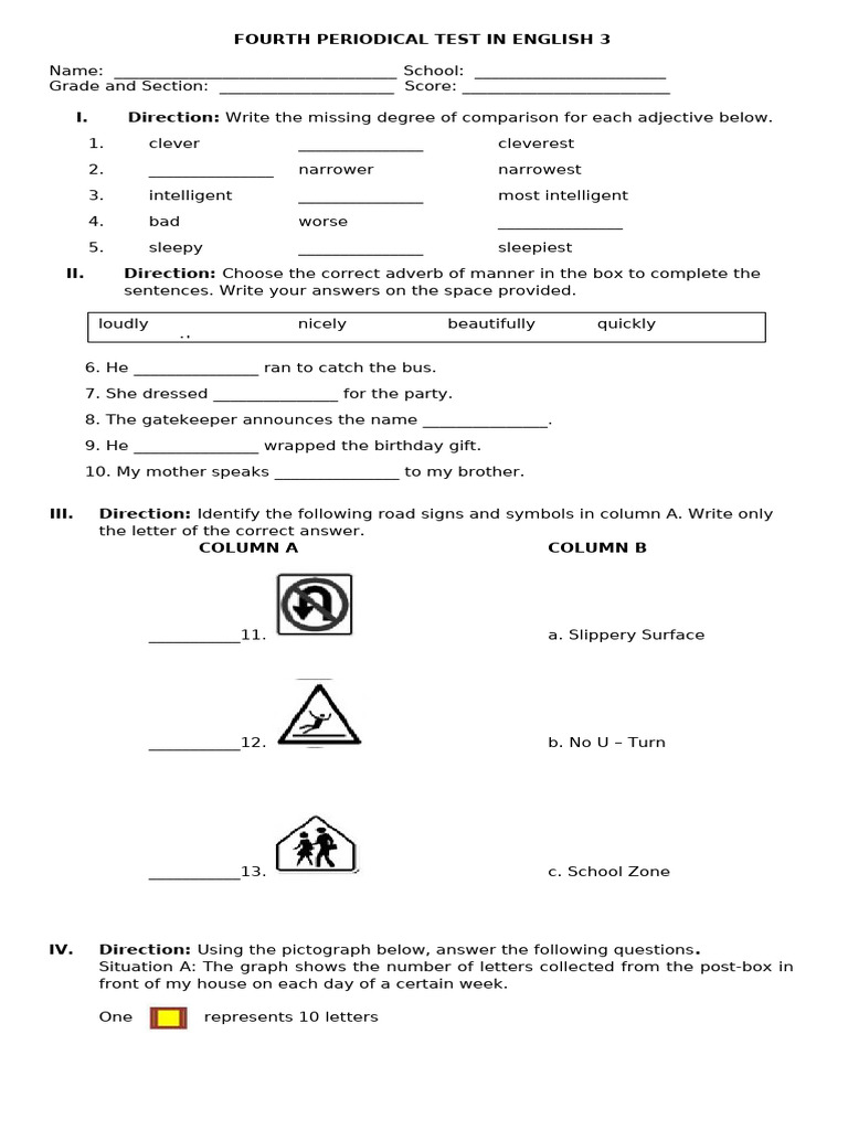 English 3 Fourth Periodical Test | PDF | Climate | Climate Change