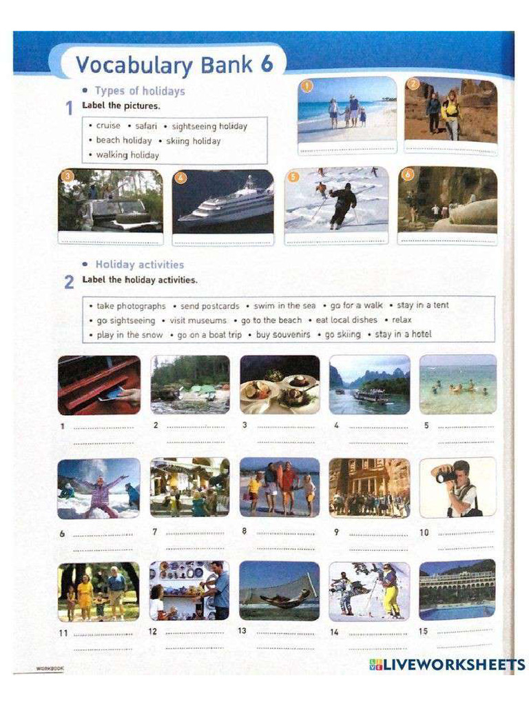Vocabulary Bank 6 | PDF