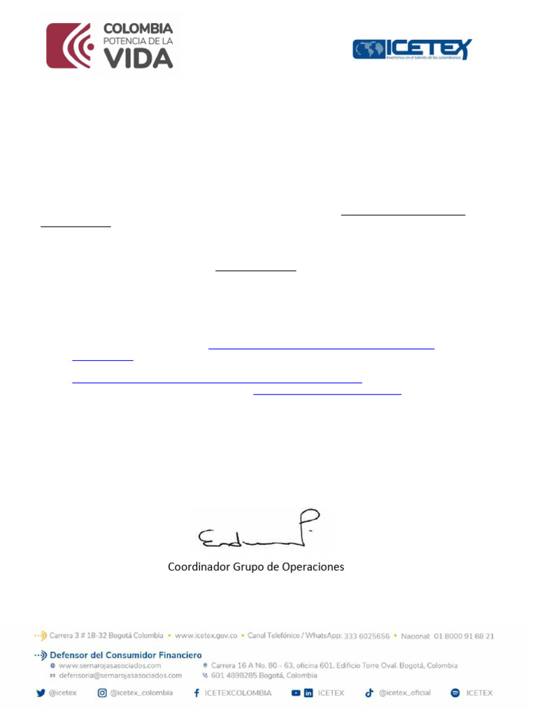 PAZ Y SALVO ICETEX | PDF