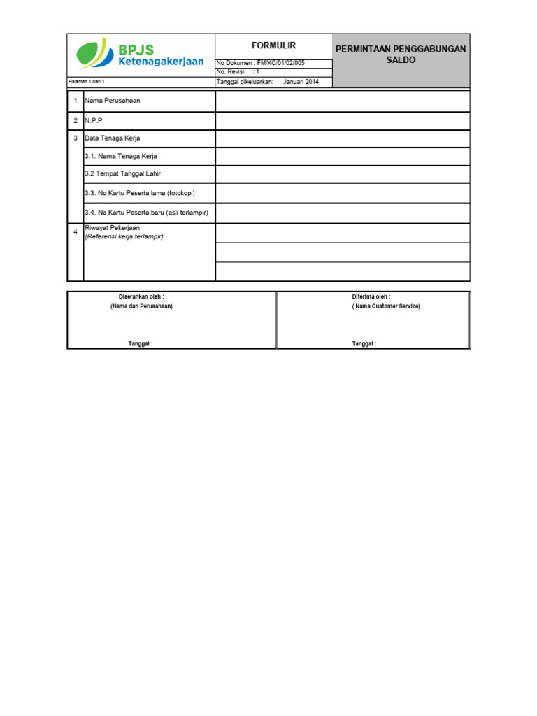 Form Amalgamasi Duplikat Iso | PDF