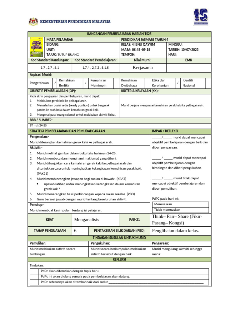 Pj Thn 4 Ts25 Pdf