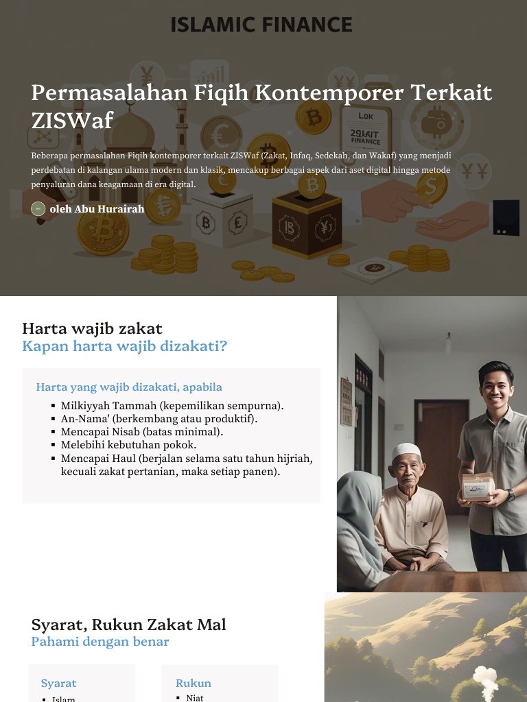 Fiqih Kontemporer Terkait ZISWaf | PDF