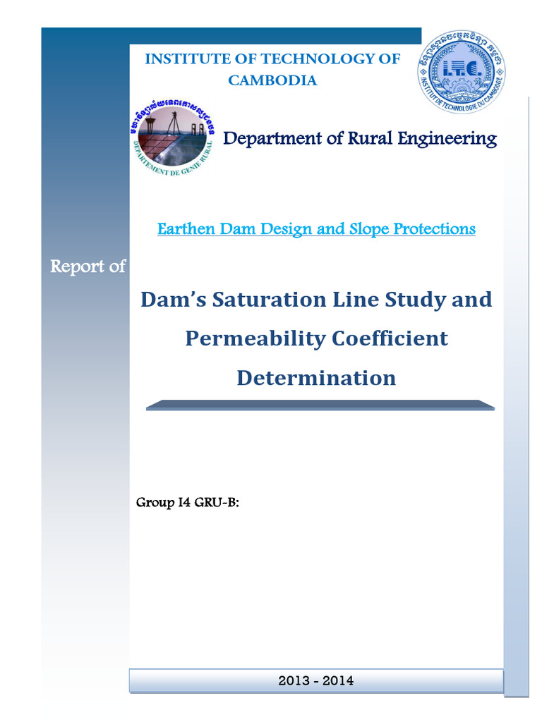 TP Saturation Line and Permiability - Seak Sothearith | PDF | Soil ...