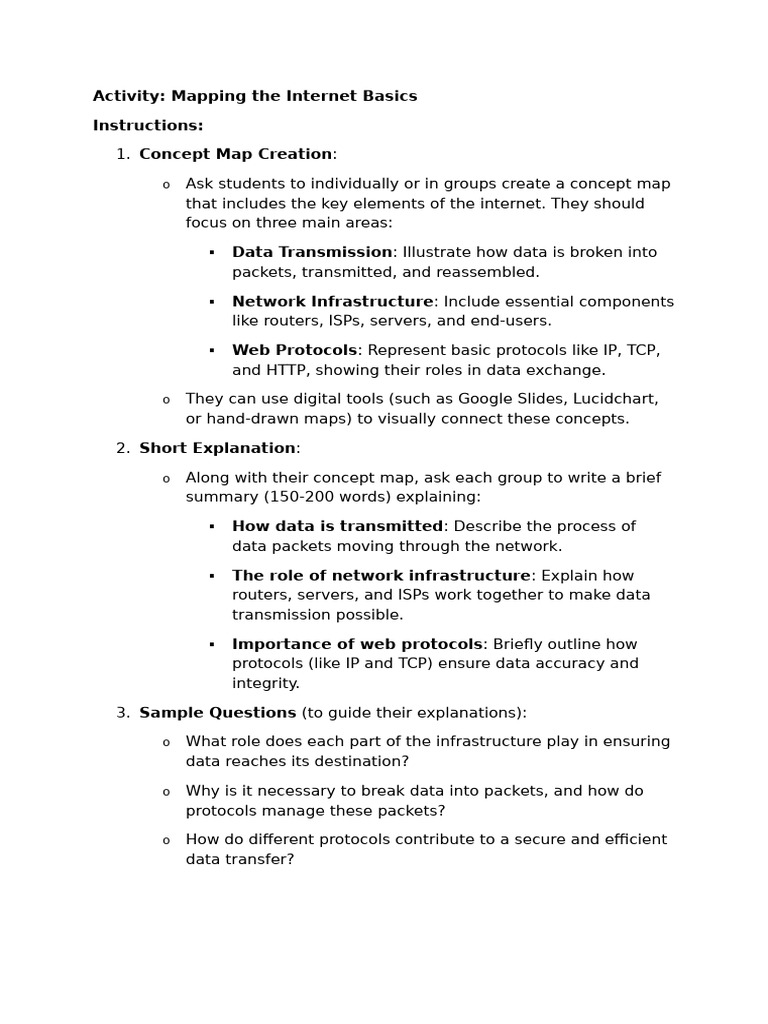 1 - Mapping The Internet Basics | PDF