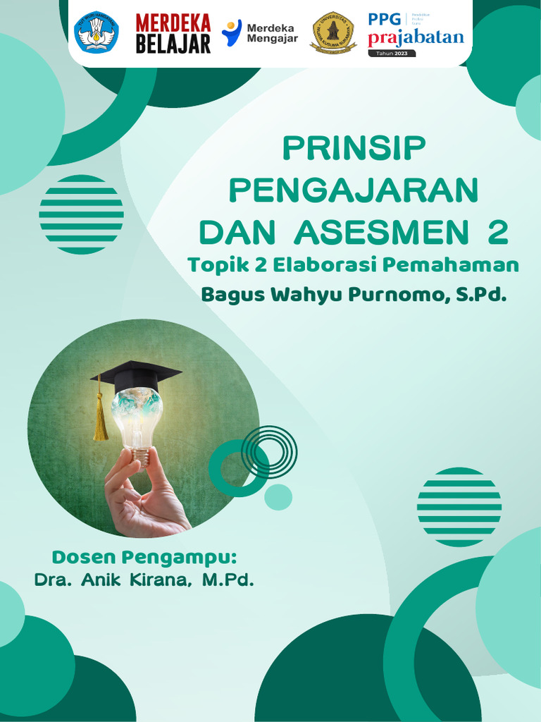 Prinsip Pengajaran Dan Asesmen 2 Topik 2 Elaborasi Kel 1 Bagus Wahyu Purnomo | PDF