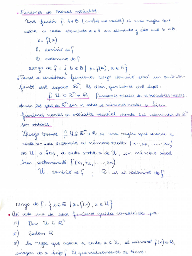 02-Dominio de Funciones de Varias Variables | PDF