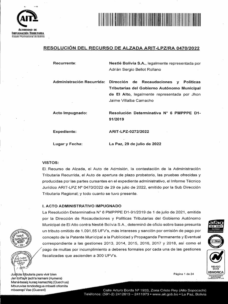 Arit LPZ Ra 0470 2022 | PDF