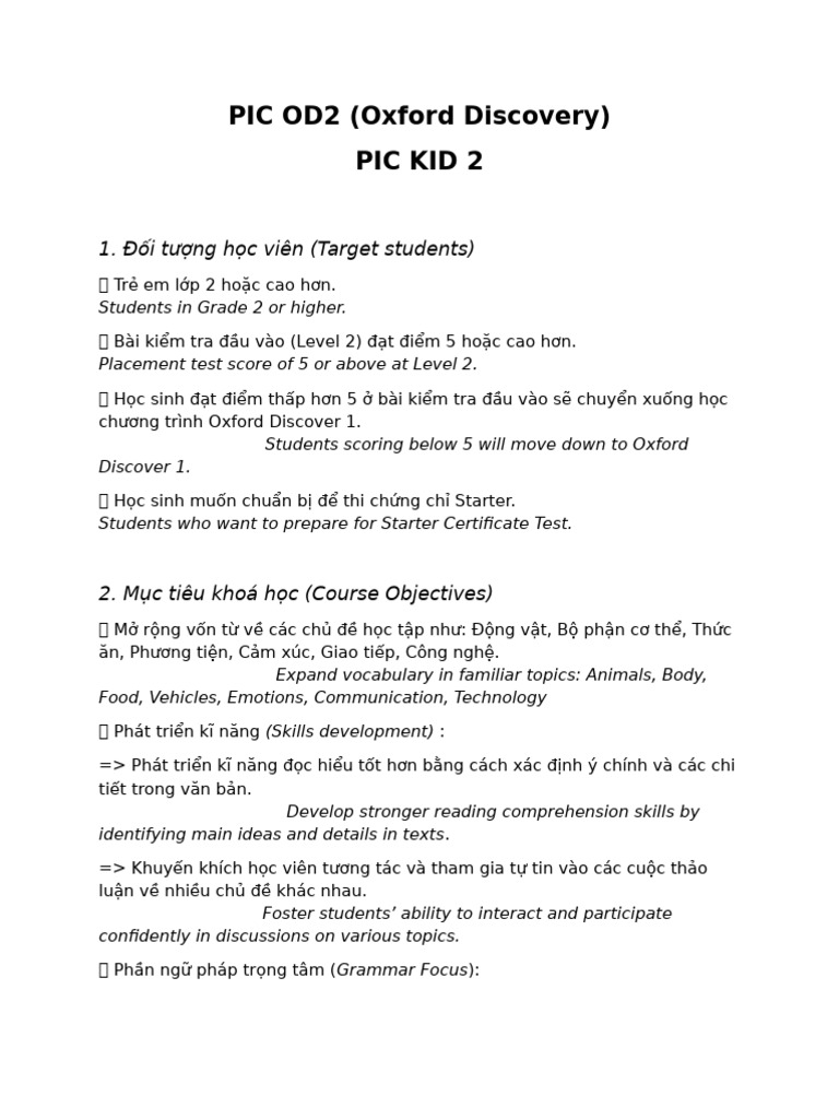 Pic Od2 (Kid2) | PDF