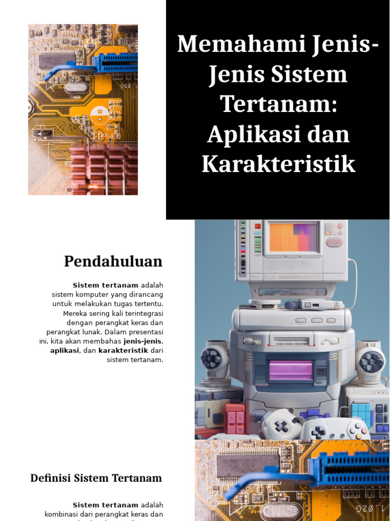 Jenis dan Aplikasi Sistem Tertanam | PDF