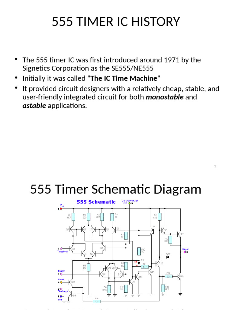 IC555 | PDF | Electronic Circuits | Electrical Circuits