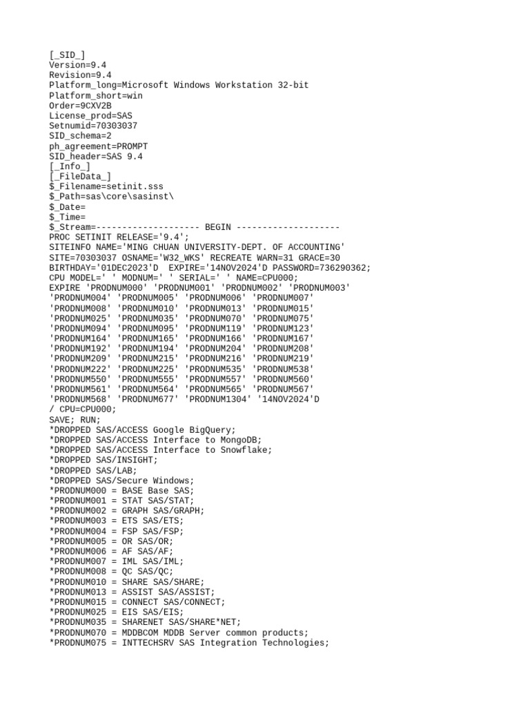 SAS94_9CXV2B_70303037_Win_Wrkstn | PDF | Data | Application Software