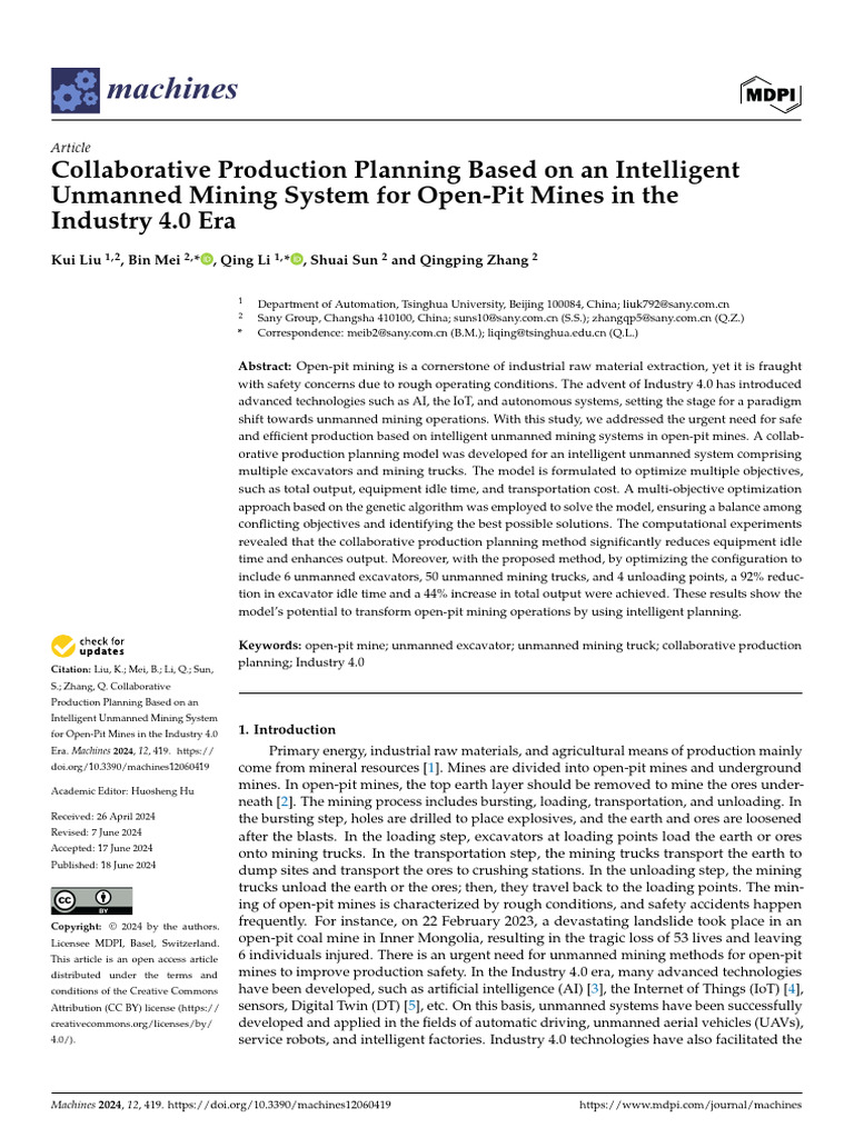 2024 Collaborative Production Planning Based On An Intelligent | PDF | Unmanned Aerial Vehicle ...