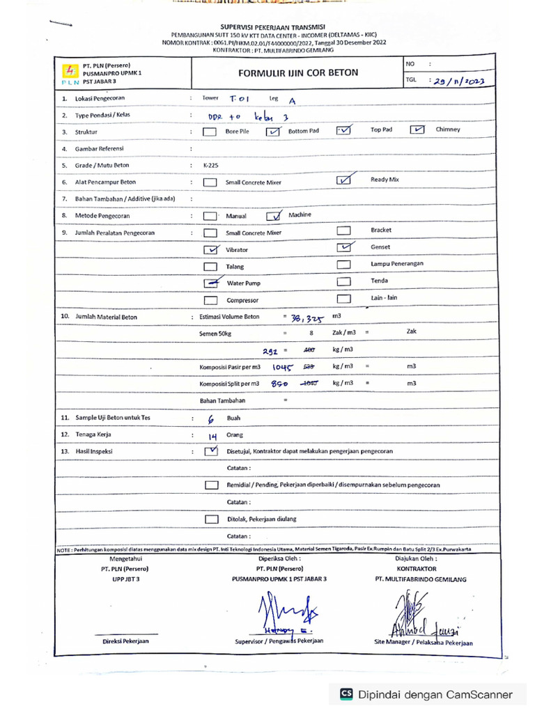 Form T.01 Padchemney A (1) | PDF