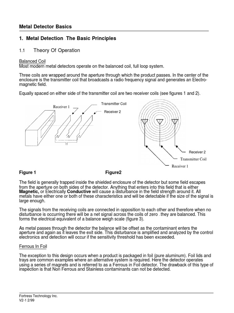 Metal Detector Operation Explained | PDF | Science & Mathematics