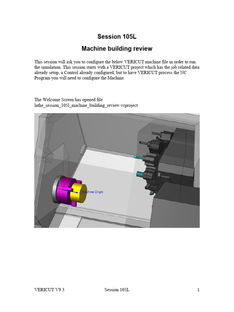 VERICUT V9.3 Machine Building Guide | PDF