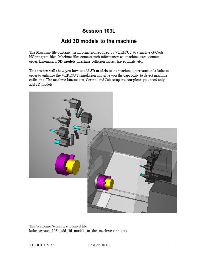 Session 103L-Add 3D Models To The Machine | PDF | 3 D Computer Graphics ...
