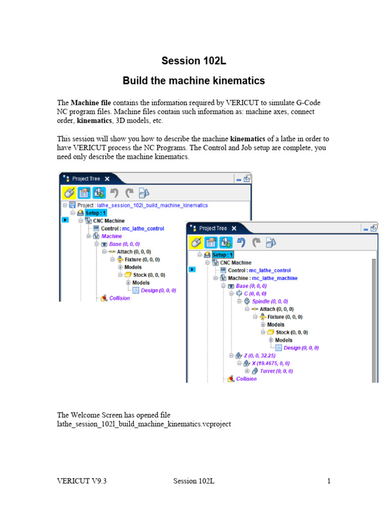 Session 102L-Build The Machine Kinematics | PDF | Machines | Coordinate System