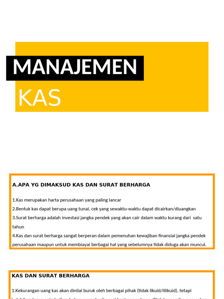 3. Manajemen Kas 2 | PDF