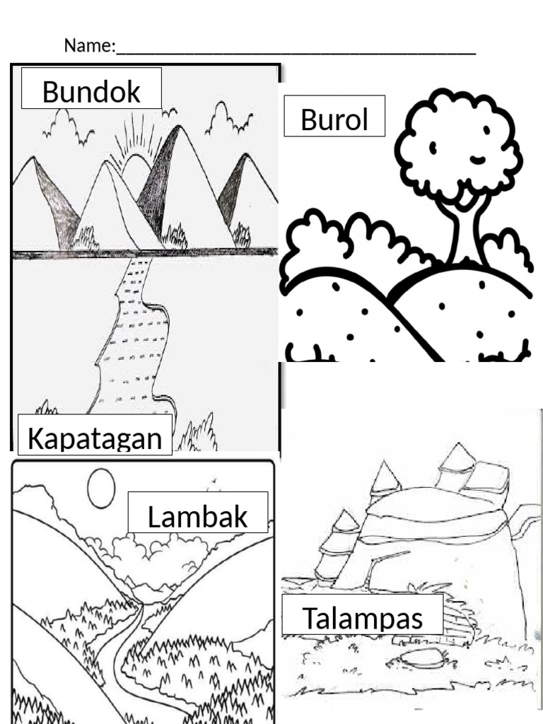 Anyong Lupa Coloring | PDF