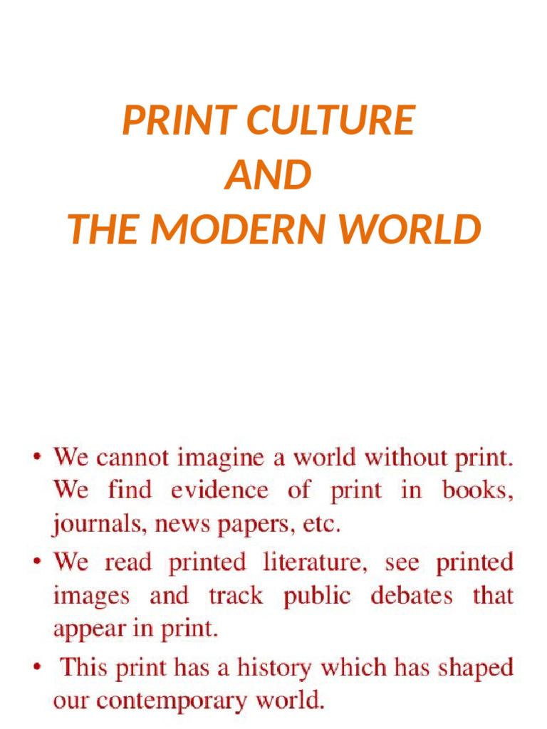 Print Culture | PDF