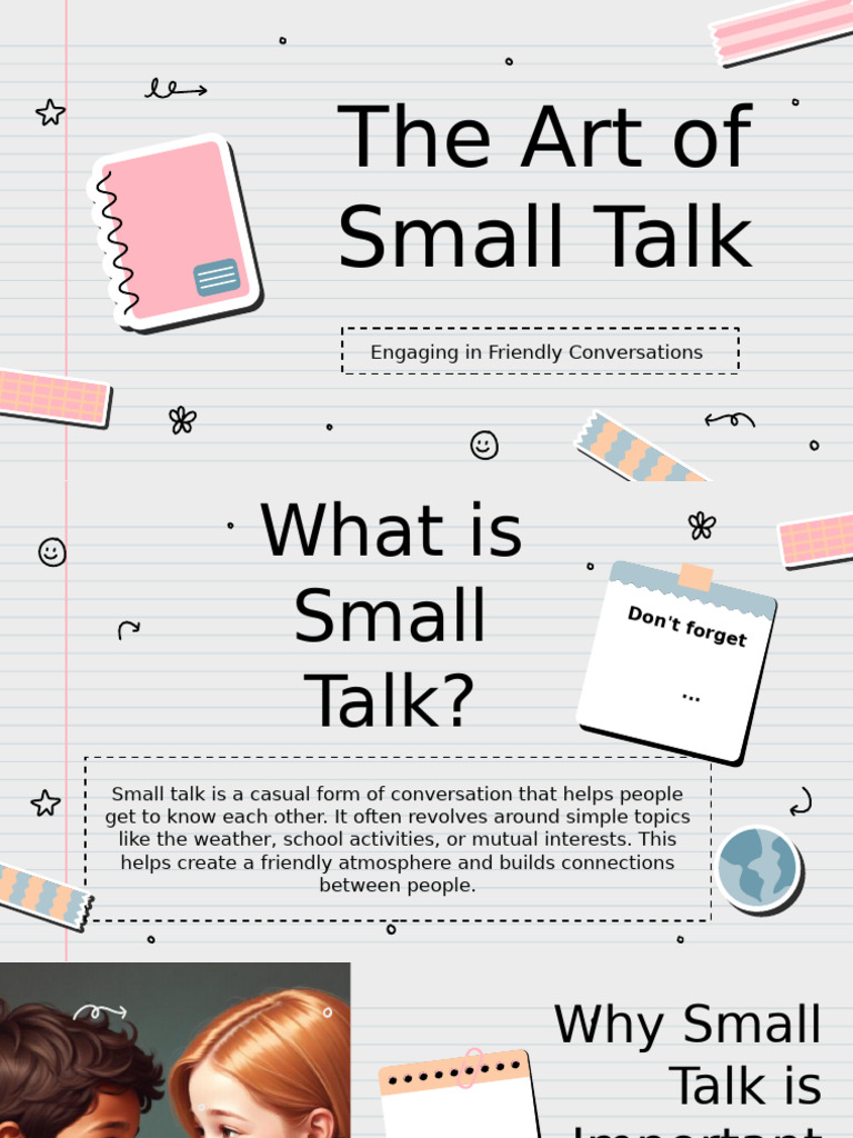 Mastering Small Talk for Kids | PDF | Conversation | Nonverbal ...