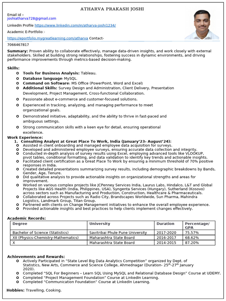 Atharva Joshi Amazon | PDF | Business | Computing