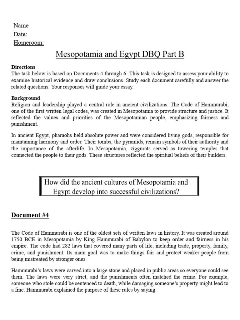 Lesson 3- Social Studies | PDF | Ancient Egyptian Religion | Mesopotamia
