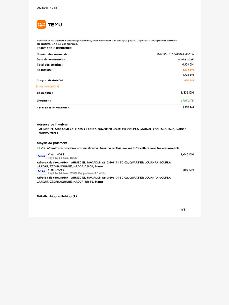Temu Web Document | PDF