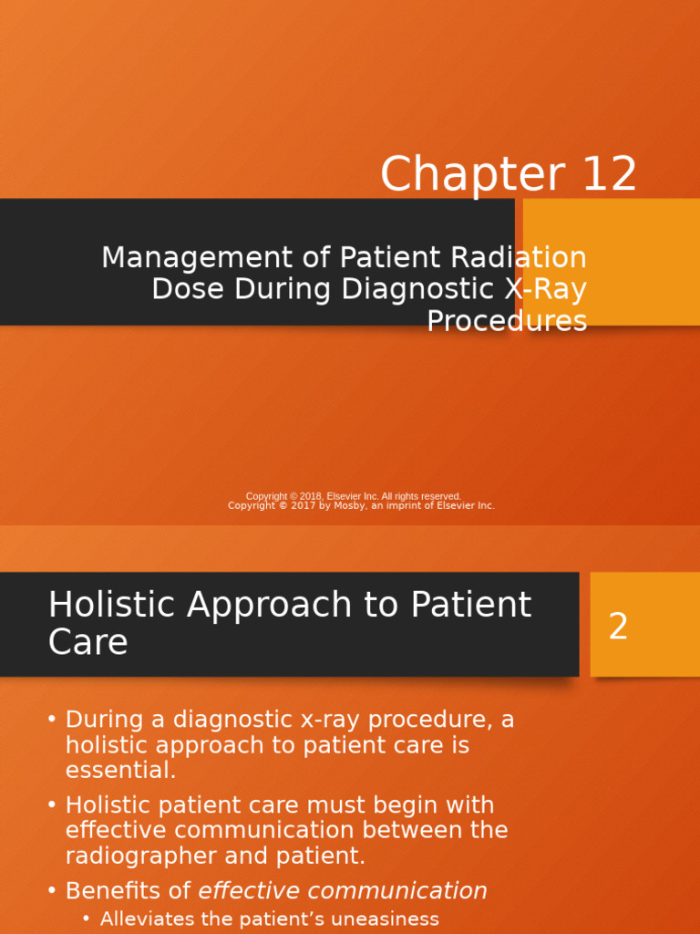 CH 12 Management of Patient Radiation Dose During Diagnostic X-Ray ...