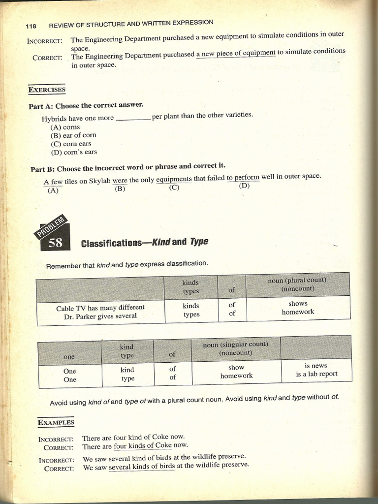 TOEFL BA Structure P58 61 | PDF