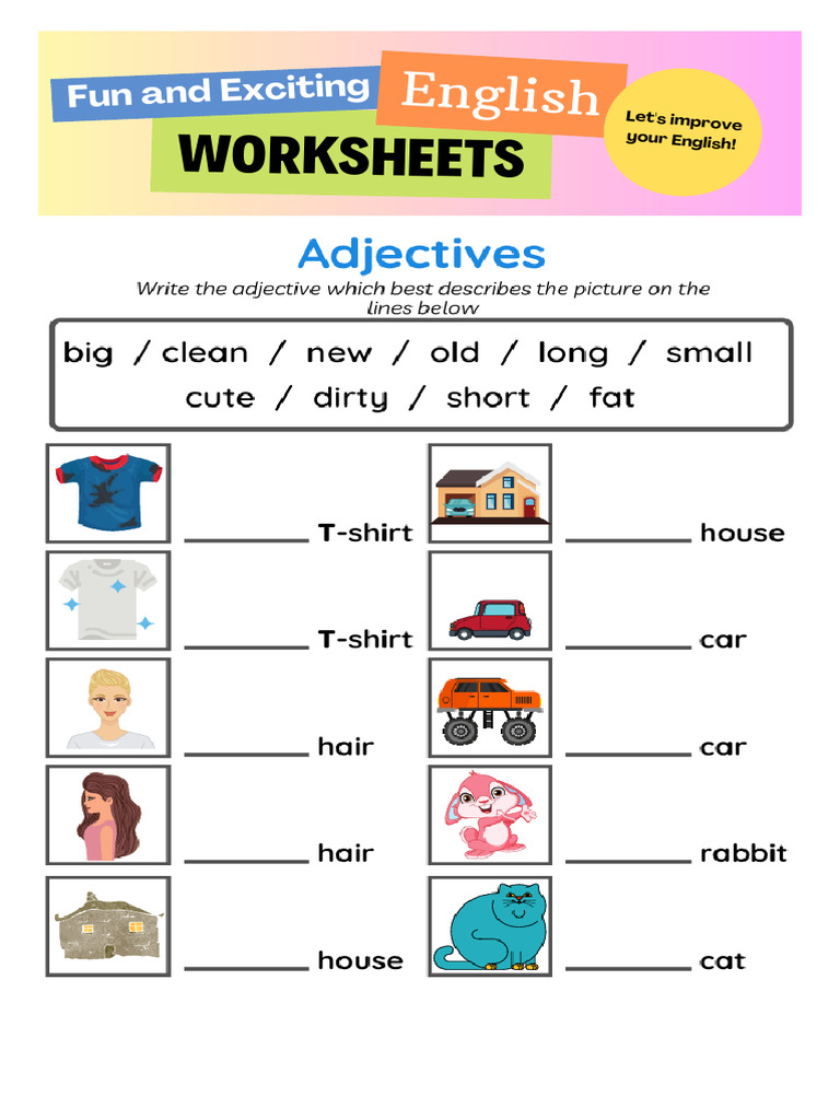 Worksheet 3 - Adjectives - Dorothea Lou P. Gaba | PDF