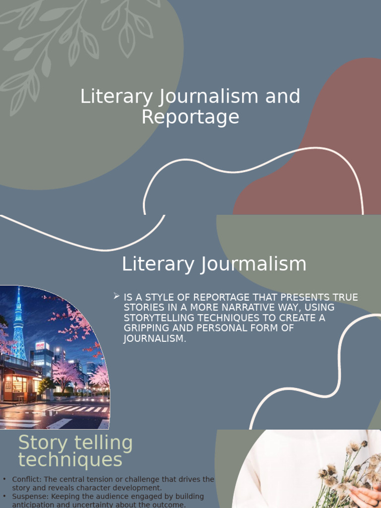Literary Journalism and Reportage Updated | PDF