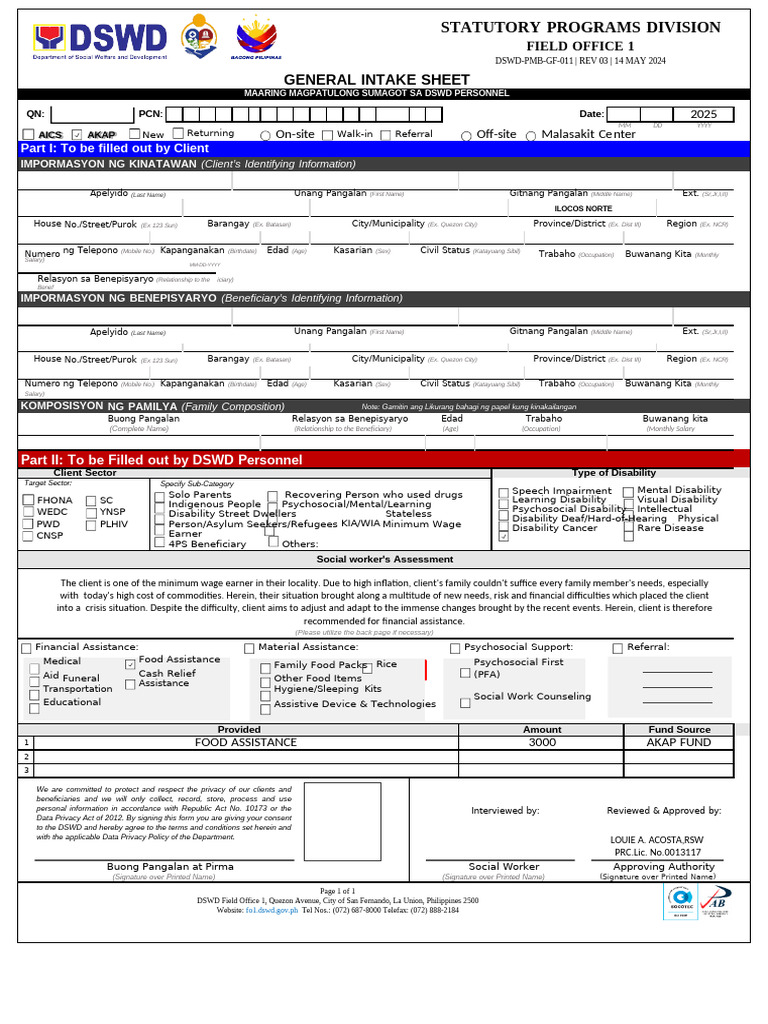 GIS-form-on-Sept.-112024684 | PDF | Disability | Psychosocial