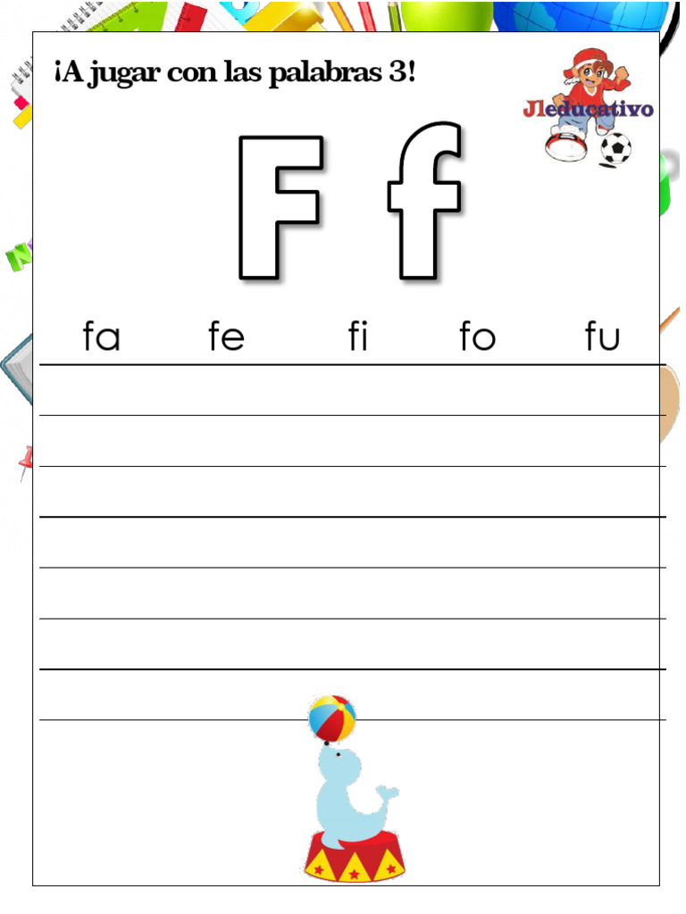 Letra F | PDF