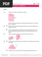 GCSE Volume Formulas Explained | PDF | Volume | Area
