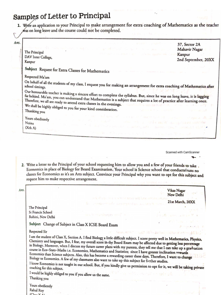 FORMAL LETTERS | PDF