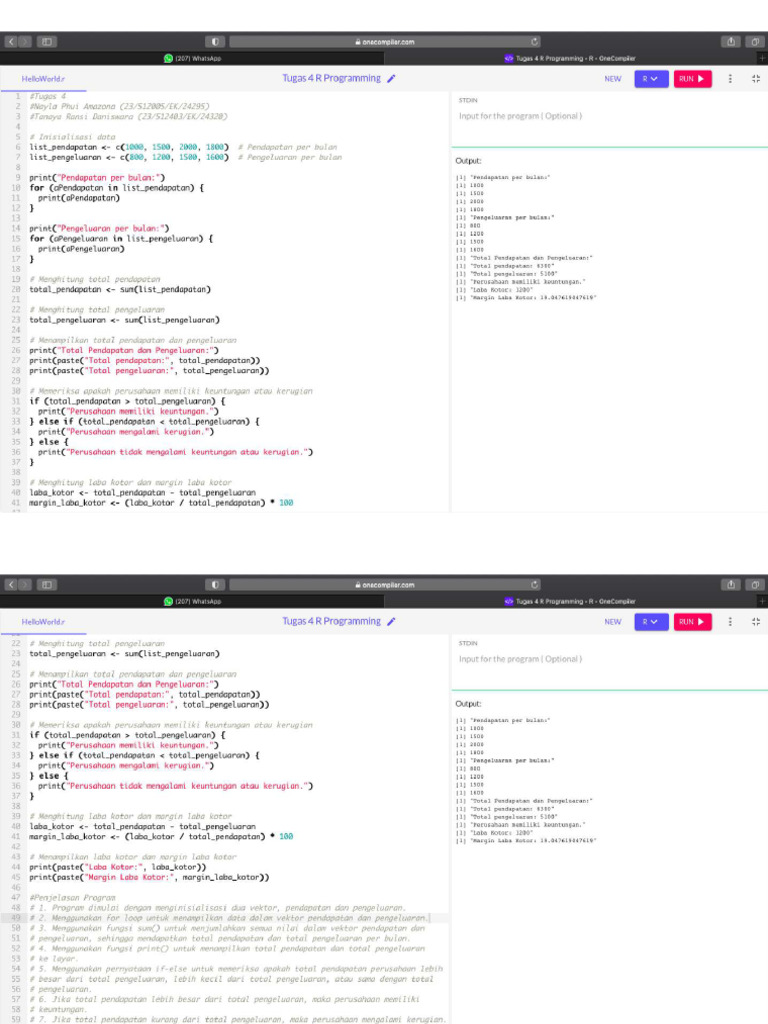Tugas 4 R Programming | PDF