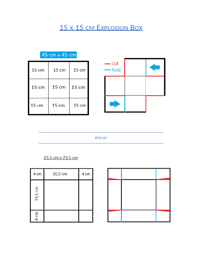 15x15 CM Explosion Box | PDF