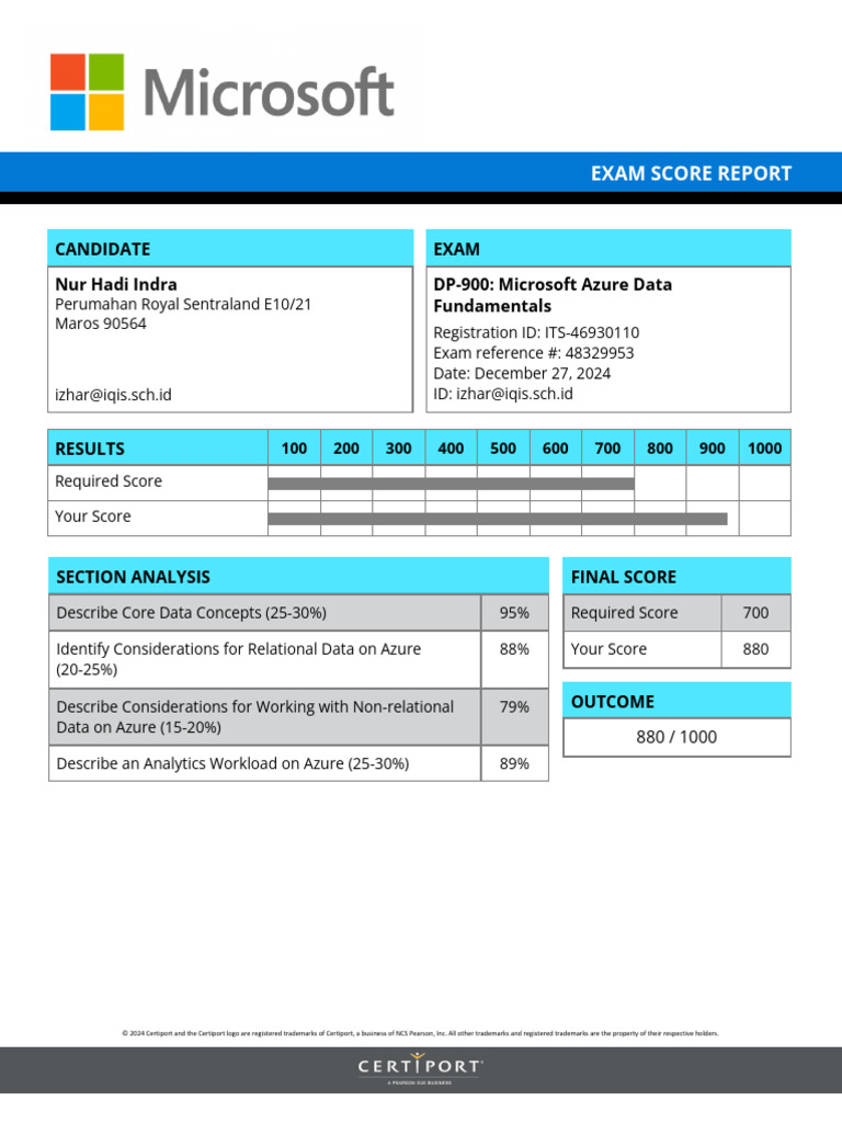 DP900 Microsoft Azure Data Fundamentals | PDF | Microsoft
