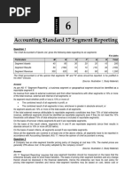 As 17 - Segment Reporting | PDF | Revenue | Risk